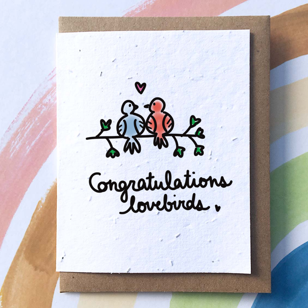 Congrats Lovebirds – SowSweet Greetings Inc.
